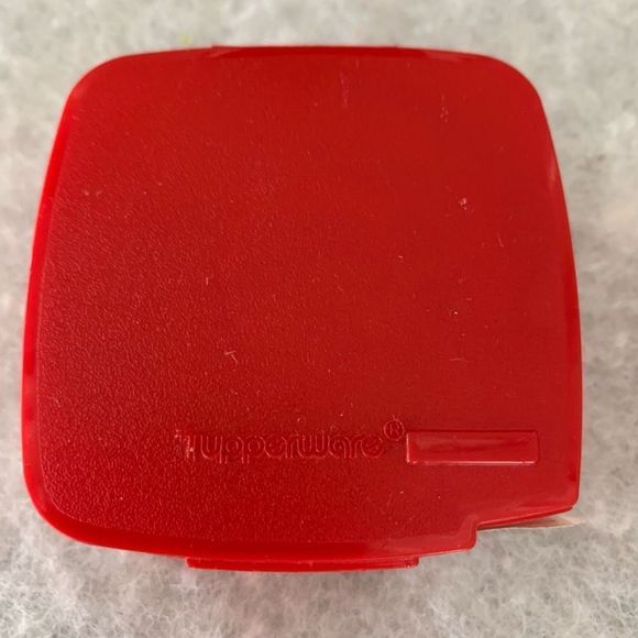 Tupperware | Kitchen | Vintage Red Tupperware4461 Freezer Label ...